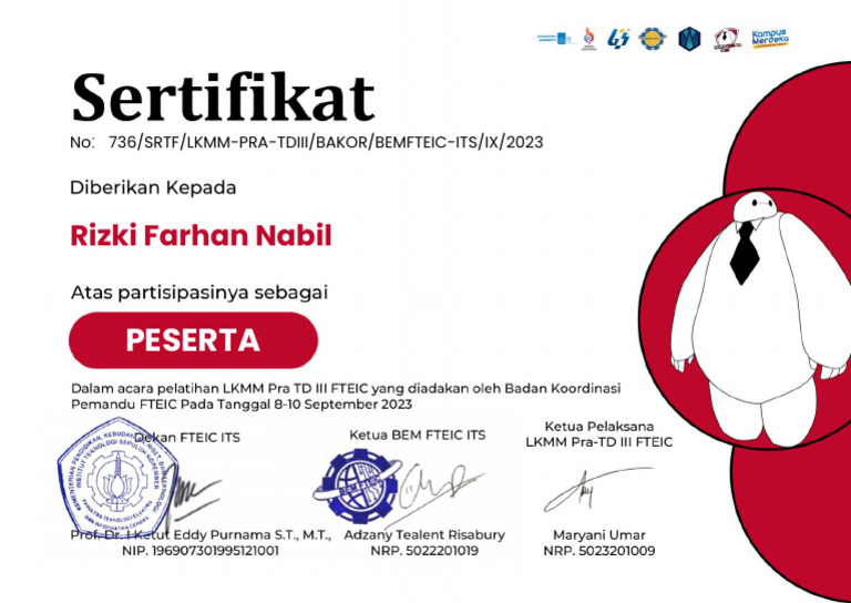 Rizki Farhan Nabil - Peserta | PDF