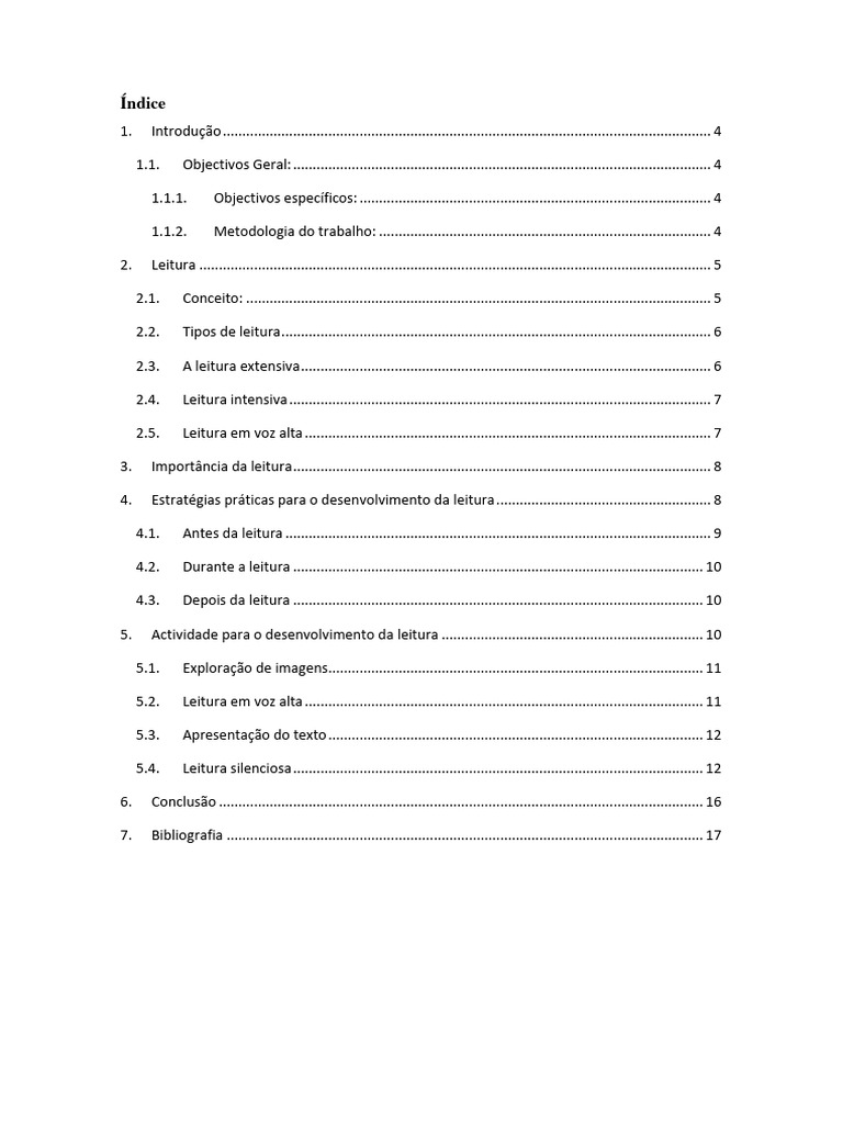 Leitura No Pea | PDF | Aprendizado | Alfabetização