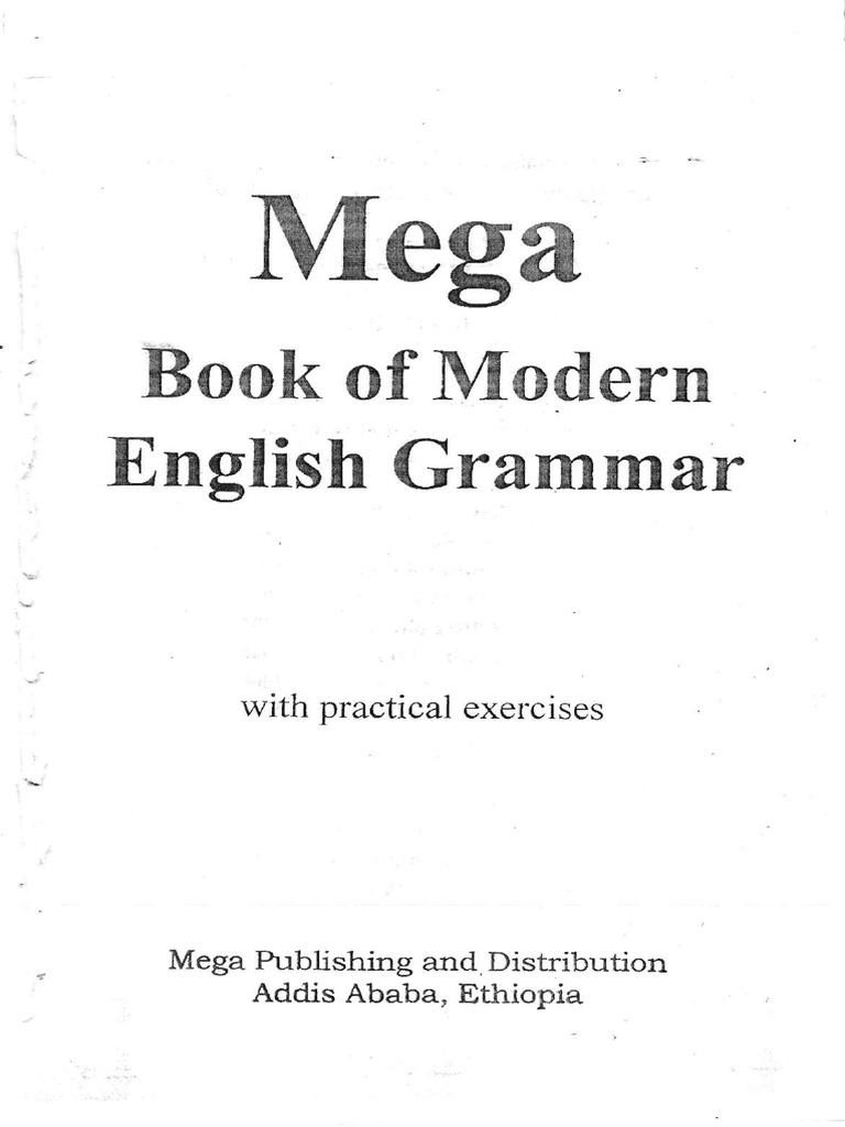 Mega Book of English Grammar With Practical Exercises | PDF
