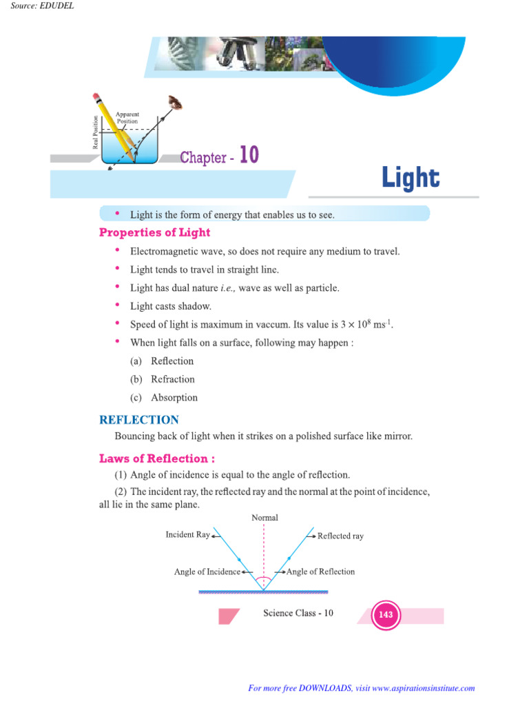 10 Sci Light Notes | PDF | Atomic | Glass Engineering And Science