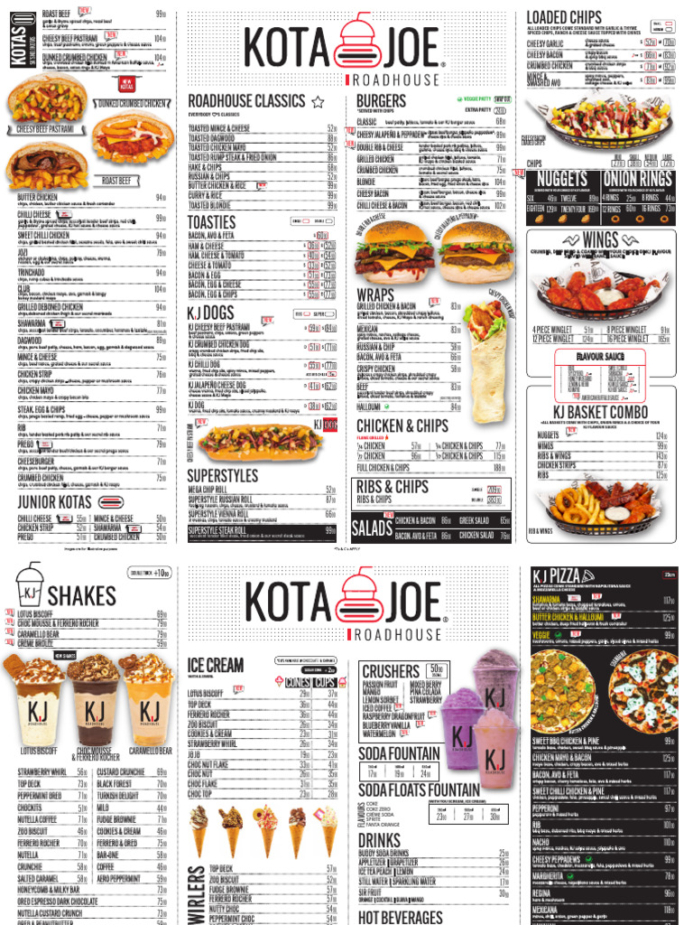 Kota+Joe+Main+Menu+9!11!2023 +Screw+the+Diet | PDF | Hamburgers ...