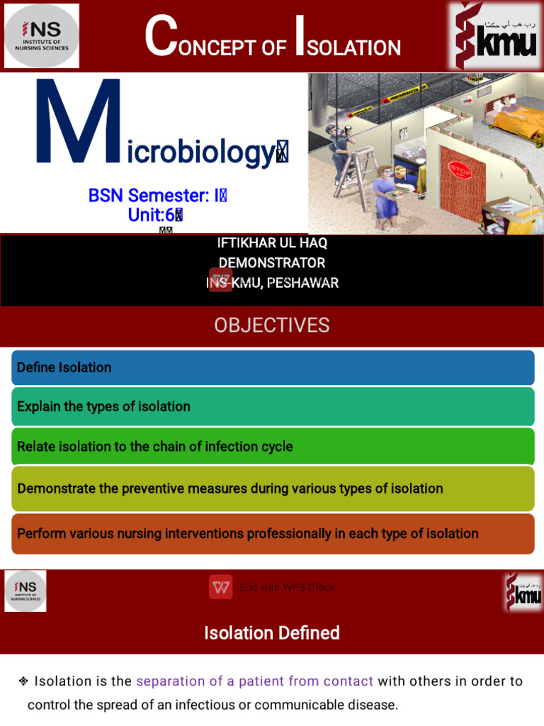 Chapter 6, Isolation V | PDF | Infection | Epidemiology