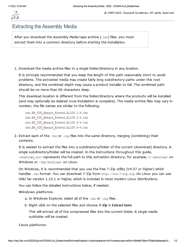 Installation guide - documentation 2023 | PDF | Computer File | Directory (Computing)