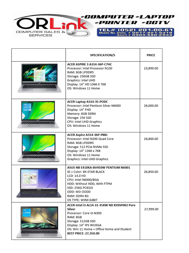 Budget-Friendly Laptops Guide | PDF