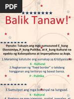 Kahulugan NG Nasyonalismo Kasarinlan at Pagkabansa | PDF