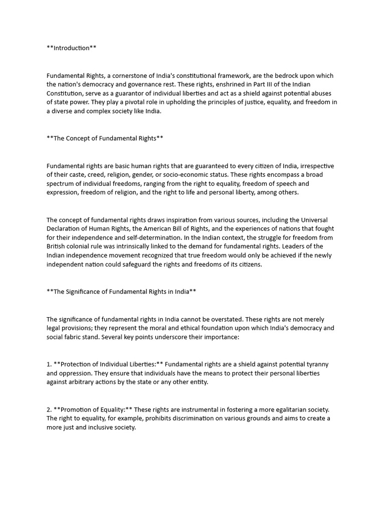 Introduction | PDF | Human Rights | Civil Liberties