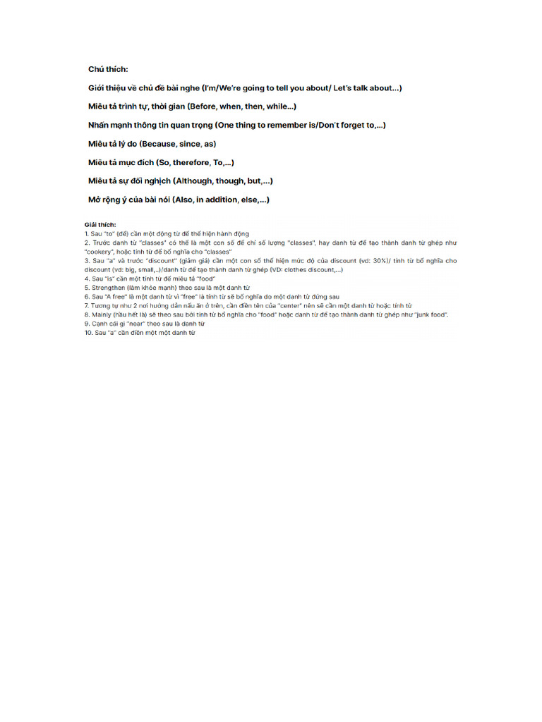 Chep Tieng Anh | PDF