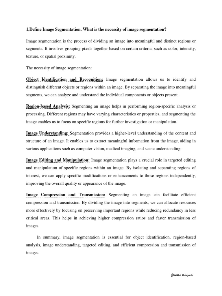 DIP 3rd Unit | PDF | Image Segmentation | Signal Processing