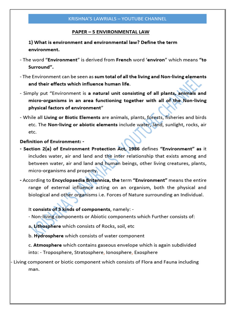 Paper 5 EV Law | PDF | Ozone Depletion | Climate Change