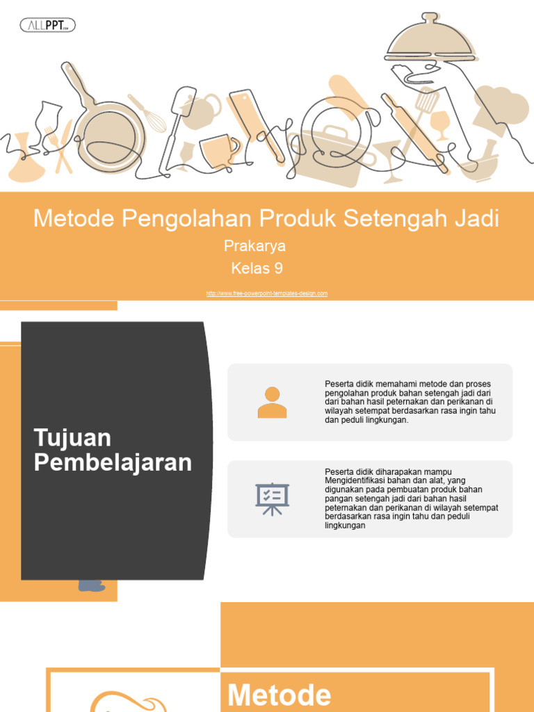 Metode Pengolahan Produk Setengah Jadi | PDF