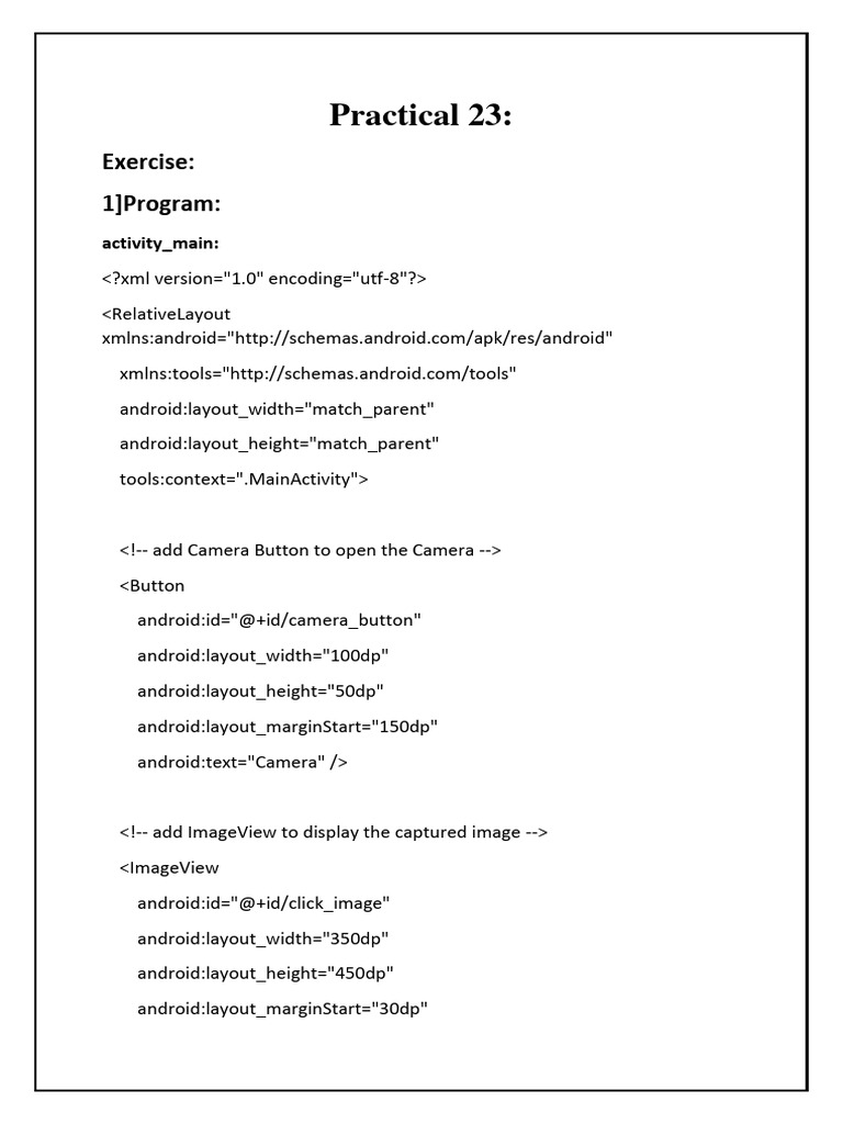 MAD Prac 23 | PDF | Android (Operating System) | Software Engineering