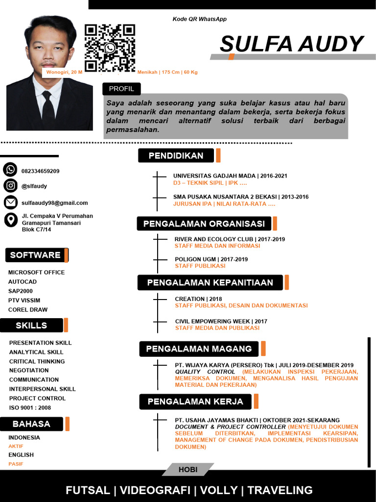 Profil Profesional Sulfa Audy | PDF
