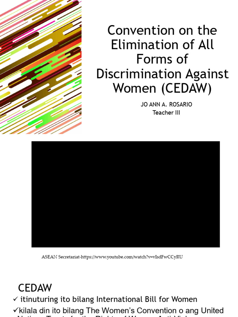 Cedaw 1 | PDF