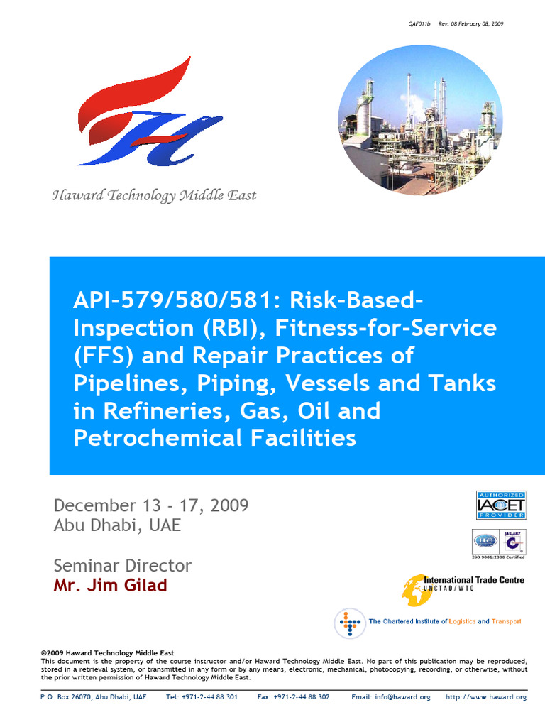 RBI FFS Training | Download Free PDF | Oil Refinery | Boiler