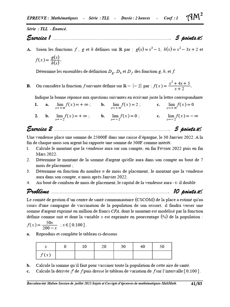 TLL Bac 2022 | PDF