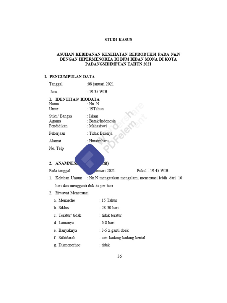 STUDI KASUS Fia | PDF