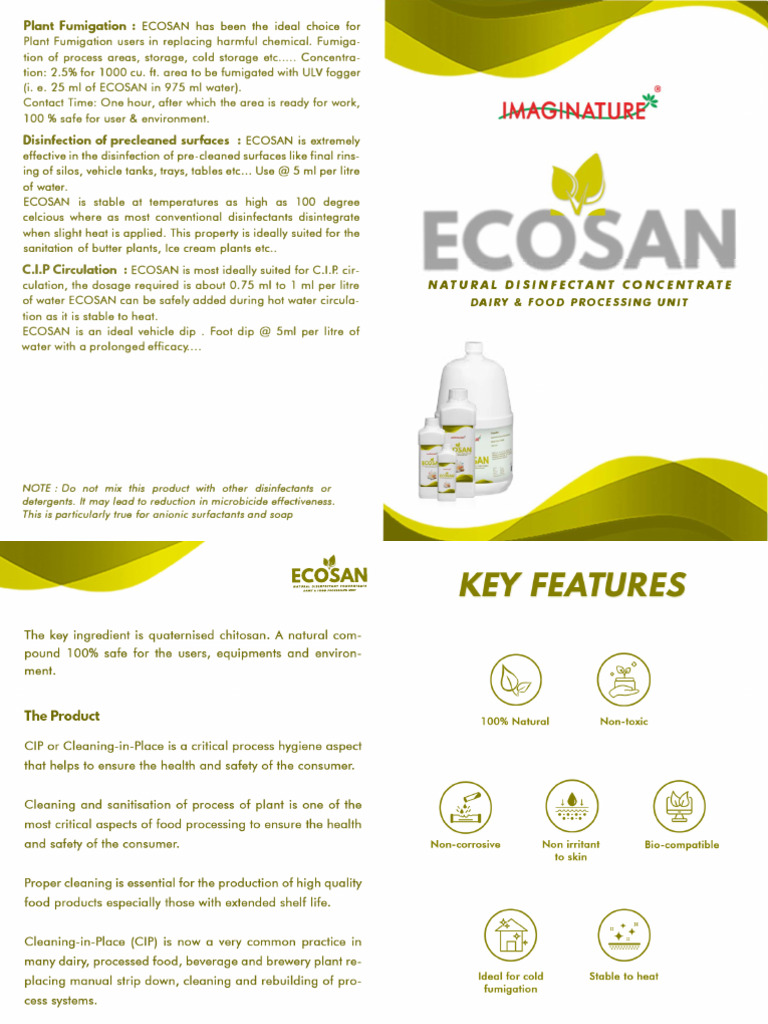 Ecosan Food Industry | PDF
