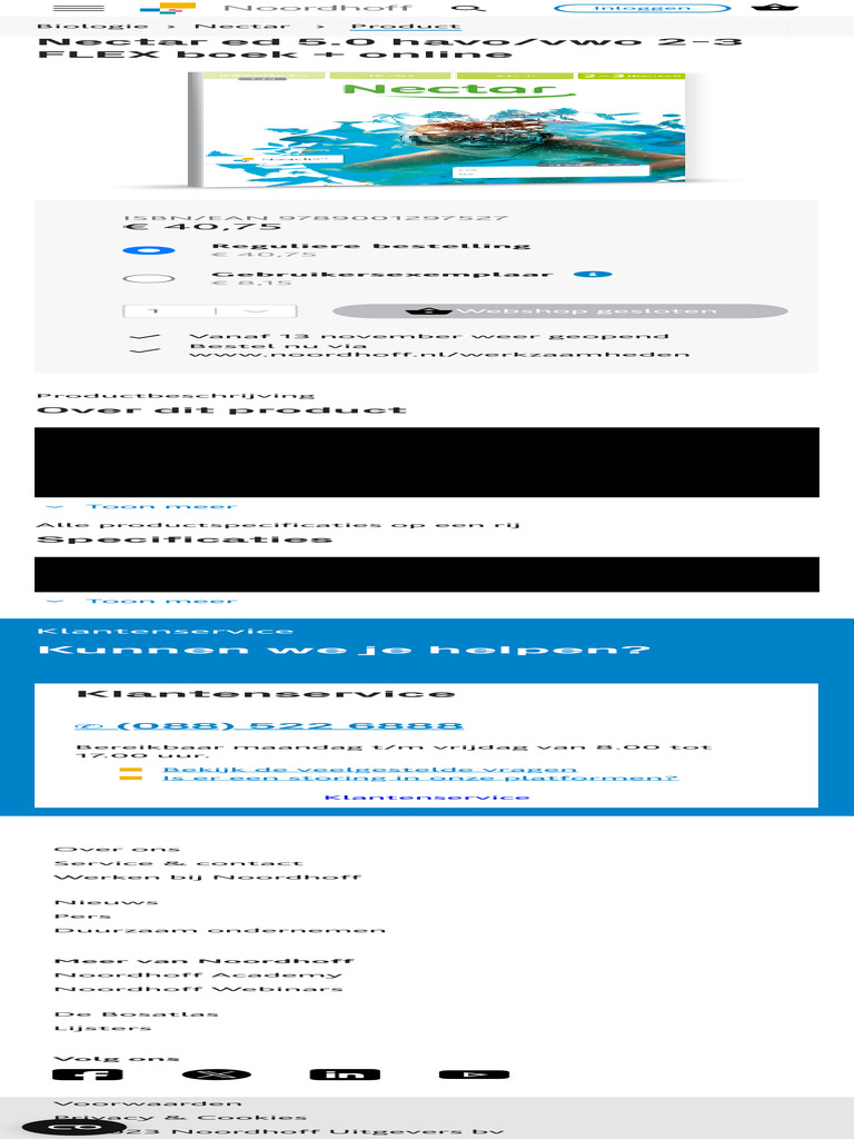 Nectar Ed 5.0 Havovwo 2-3 FLEX Boek + Online | PDF