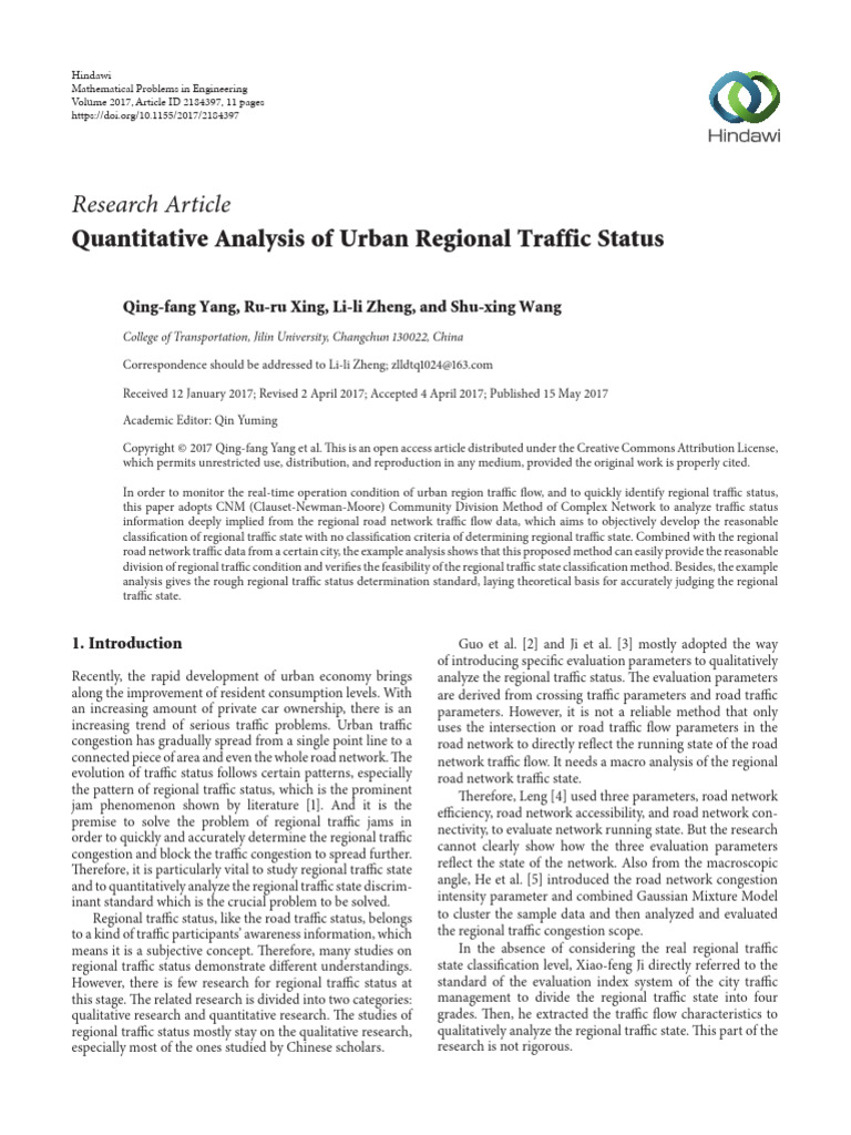 Road Analysis For Safety | PDF | Matrix (Mathematics) | Cluster Analysis