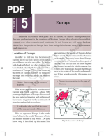Physical Features of Europe | PDF | Europe | Mediterranean Sea
