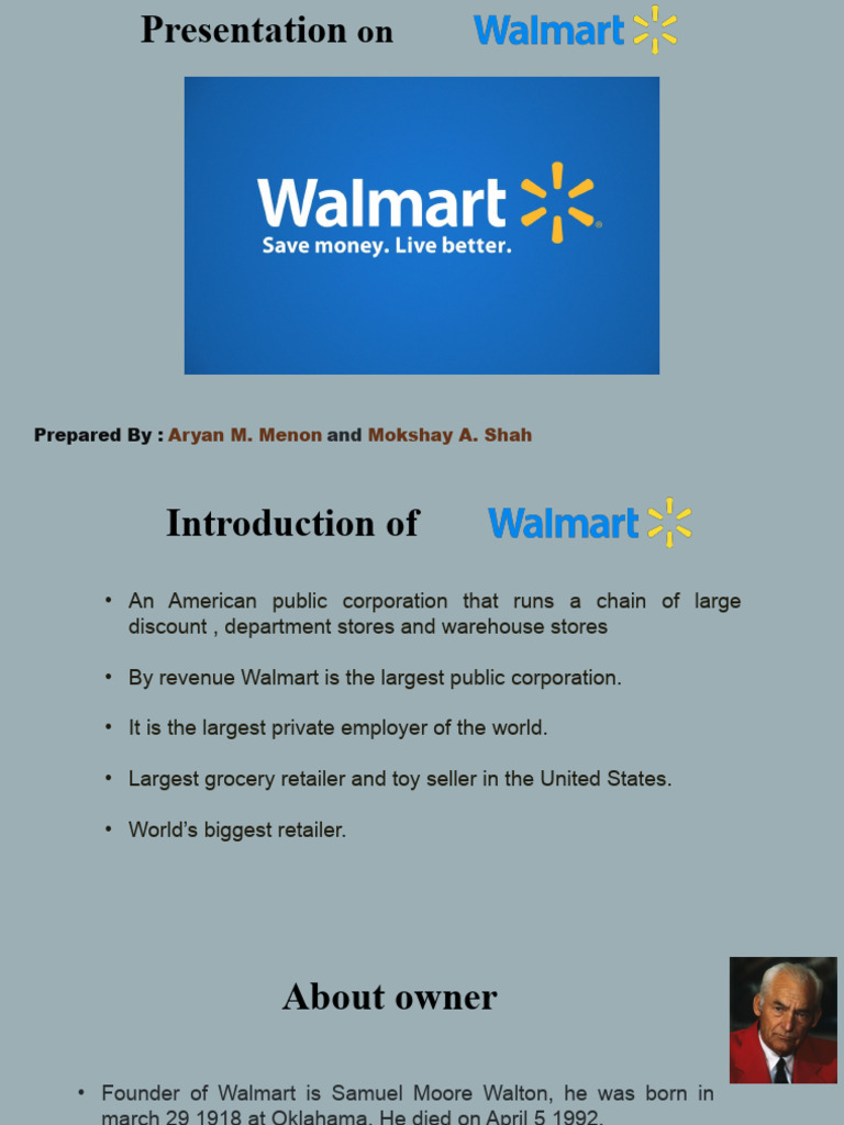 Walmart | Download Free PDF | Walmart | Retail