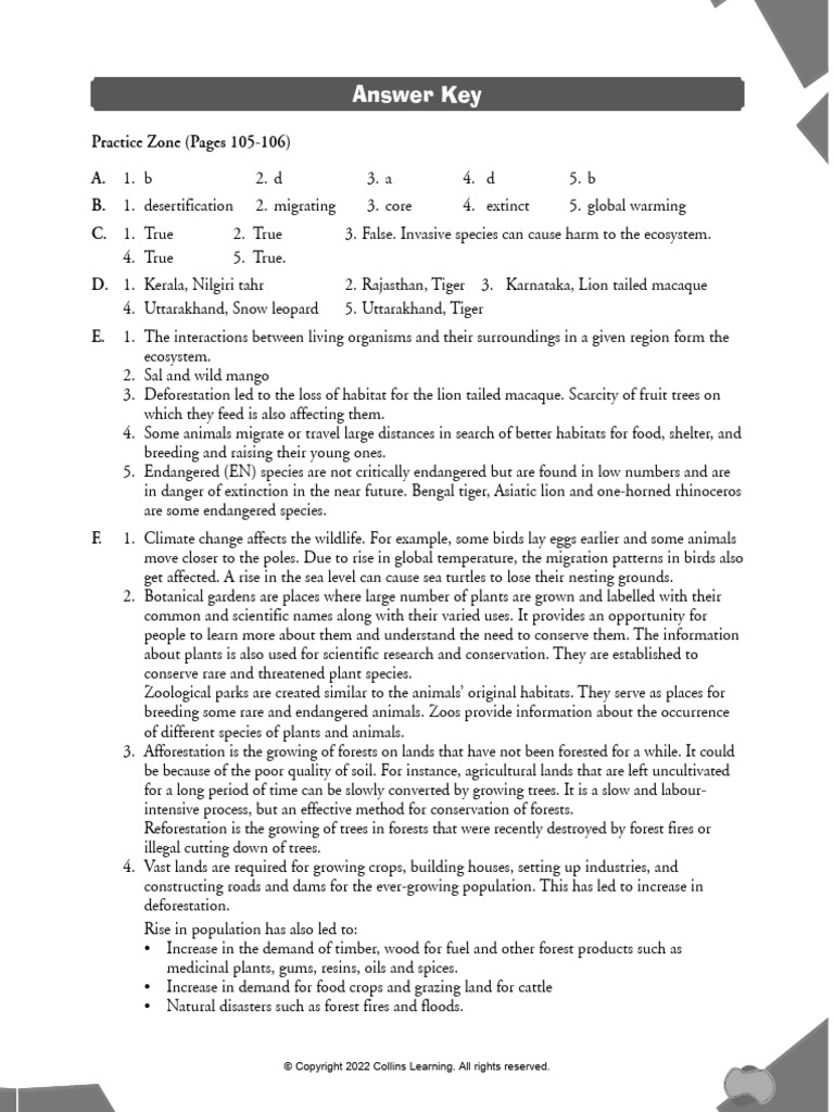 Term 2 - Grade 8 Science Chapter 6 Conservation of plants and animals ...