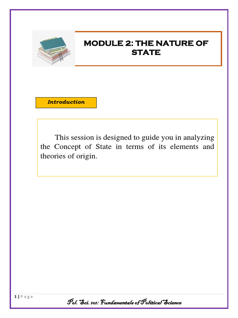 Module 2 The Nature of The State | PDF