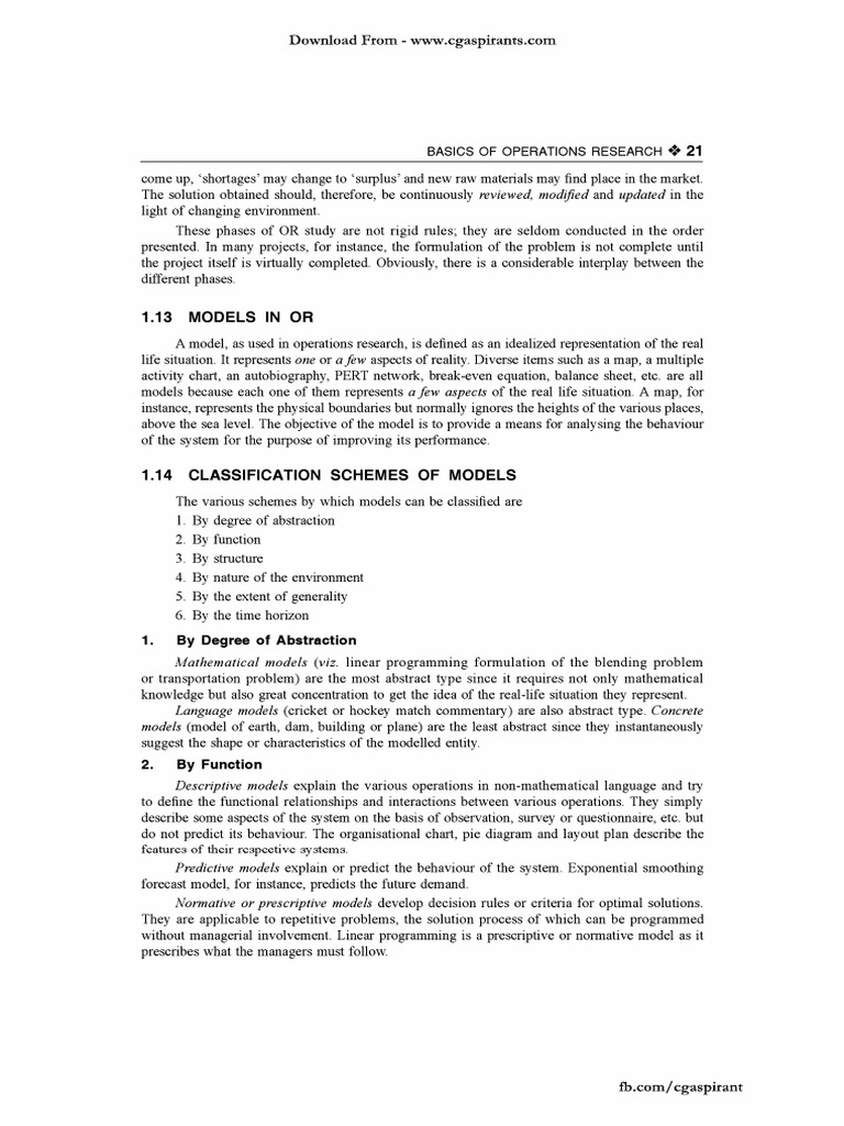 Or Models Pdf