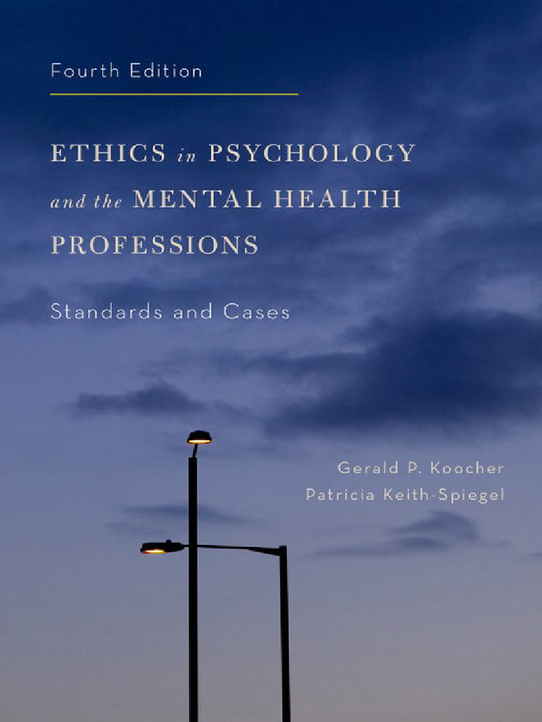 1.ethics in Psychology and The Mental Health Professions Standards and Cases PDFDrive | PDF ...