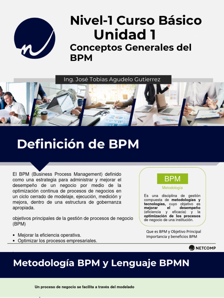 11-Basico-Unidad1-BPM | PDF | Procesos de negocio | Gestión de Procesos de Negocio