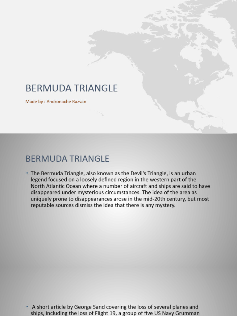 Bermuda Triangle | PDF