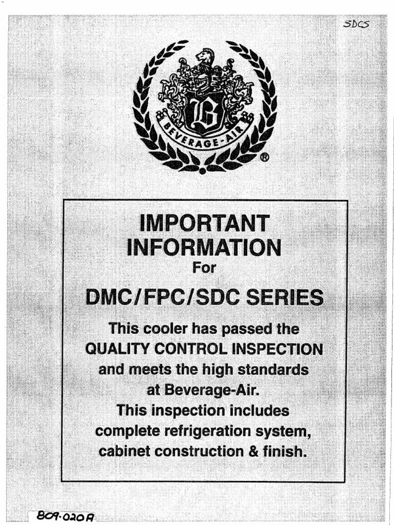 DMC FPC SDC SeriesManual | PDF