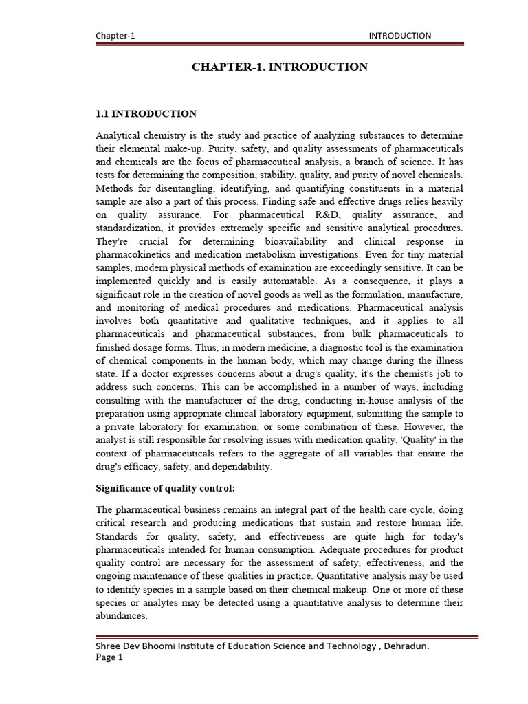 Chapter 1 | Download Free PDF | High Performance Liquid Chromatography | Chromatography