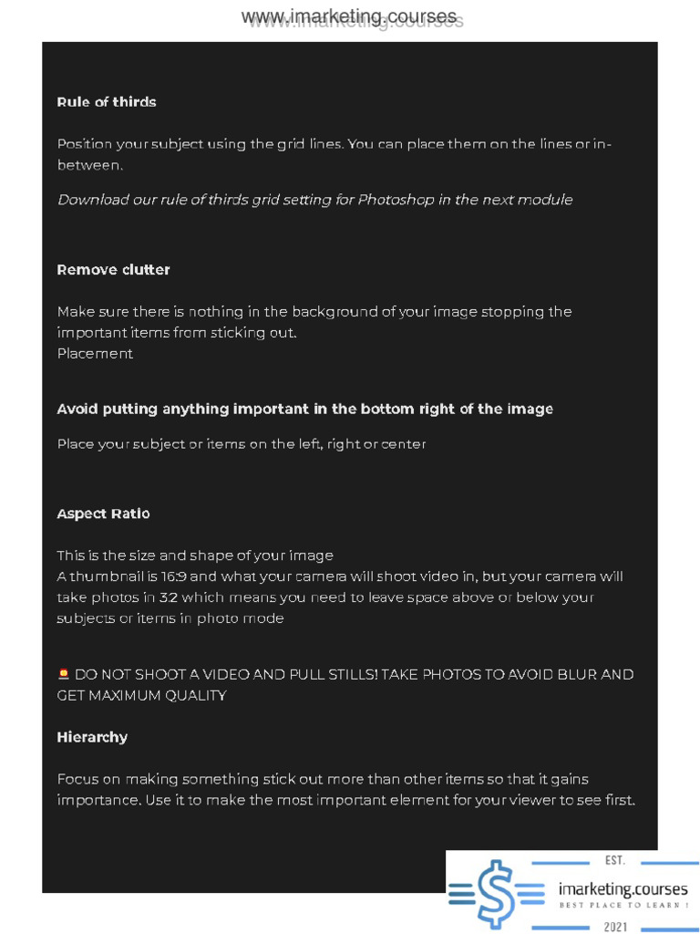 04-Composition Cheat Sheet | PDF