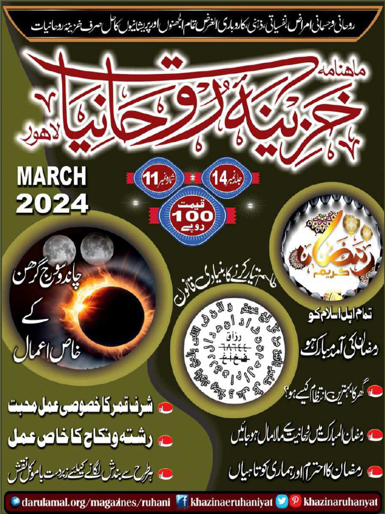 KHAZINA E Roohaniyat | PDF