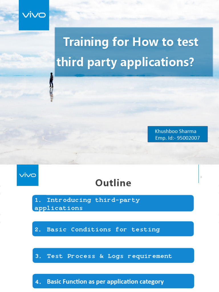 How To Test Third Party Applications - 10 | PDF | Computing | Software
