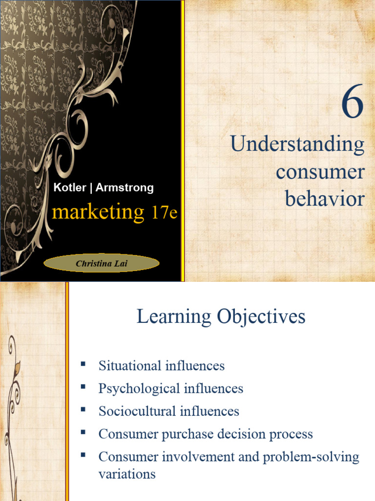 Week6 Understanding Consumer Behaviour | PDF | Consumer Behaviour | Behavior