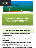 Module 1 - E - UNSAFE ACTS AND UNSAFE CONDITION | PDF | Safety ...