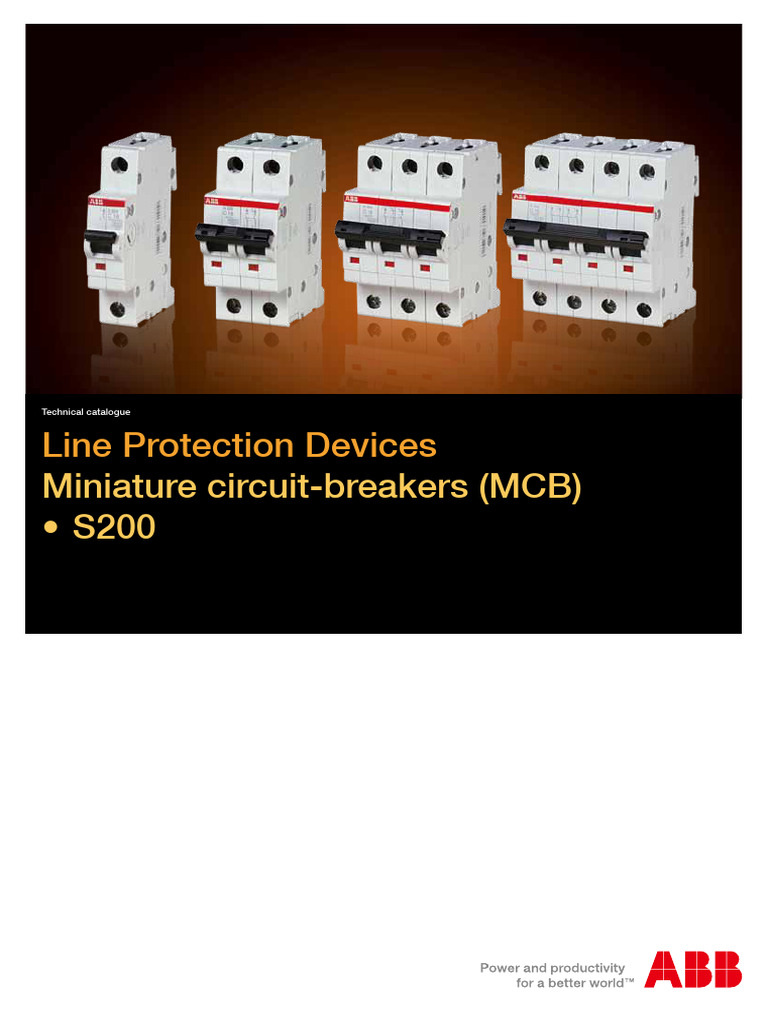 04 MCB S200 - ABB | PDF | Alternating Current | Electrical Engineering