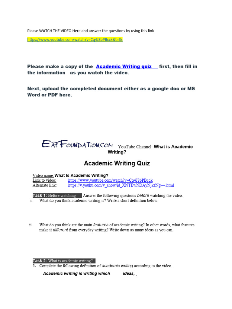 Acadamic Writing | Download Free PDF | Human Communication | Cognition