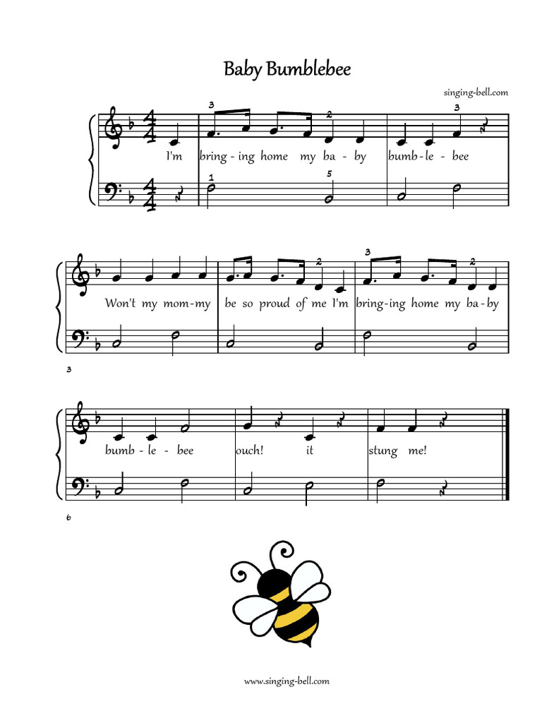 Baby Bumblebee Song Lyrics | PDF