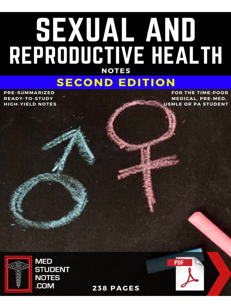 Sexual Reproductive Health Notes (Optimized) | PDF | Menstrual Cycle ...