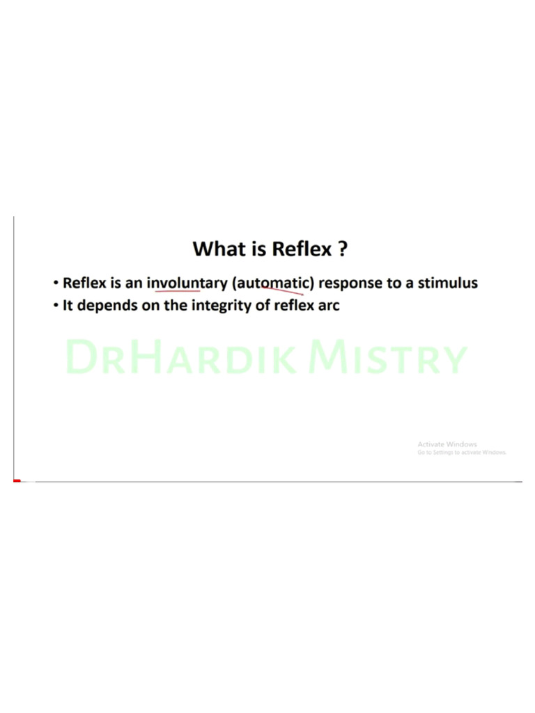 Reflexes | PDF