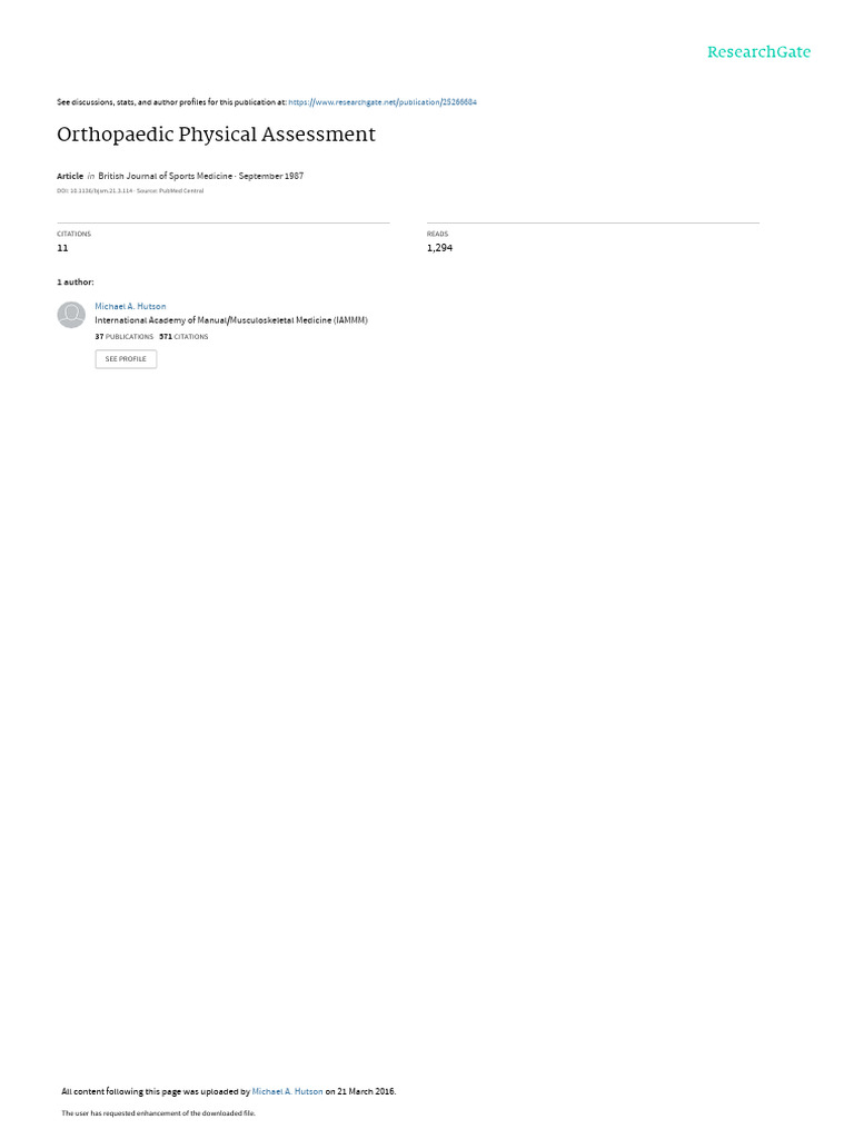 114 Full | PDF | Physical Therapy | Health Care