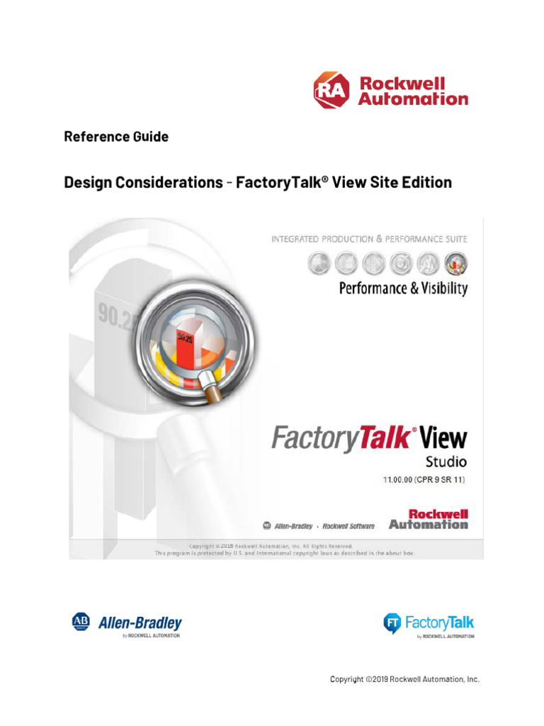 FactoryTalk View Site Edition Version 11 (CPR9 SR11) Design Considerations | PDF