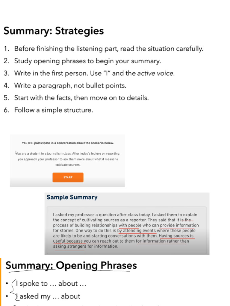 Summary Step by Step | PDF