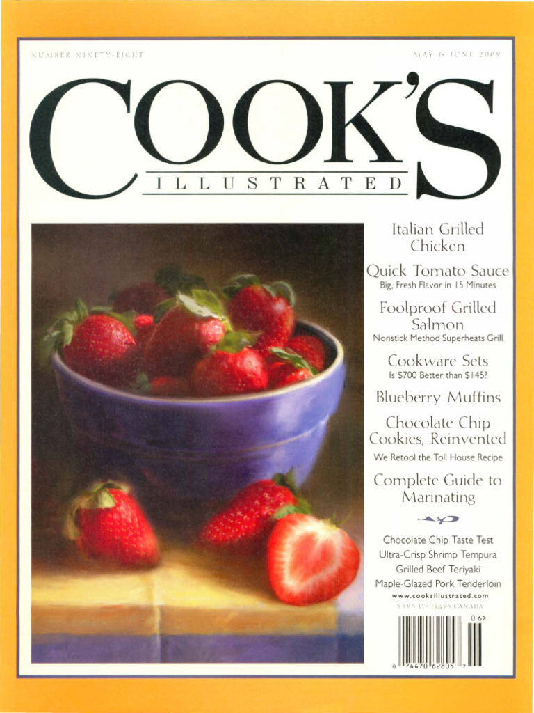 "Cook's Illustrated: May/June 2009 Recipes & Tips" | PDF | Grilling