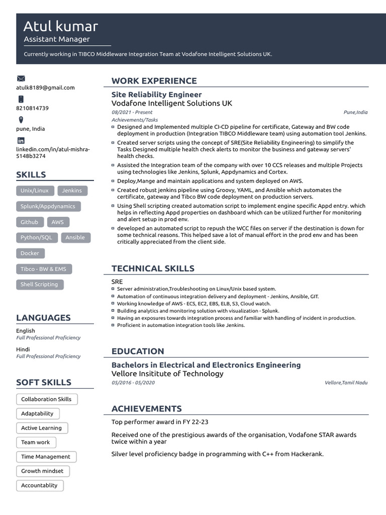 Naukri AtulKumar (2y 5m) | Download Free PDF | Automation | Amazon Web ...