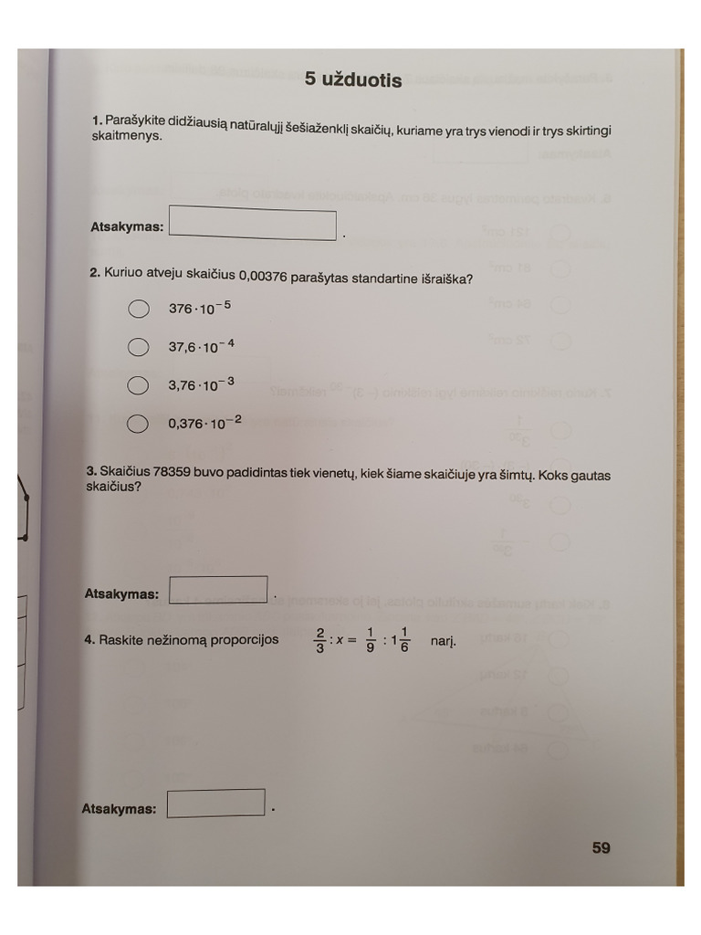 Matematikos Uzd. | PDF