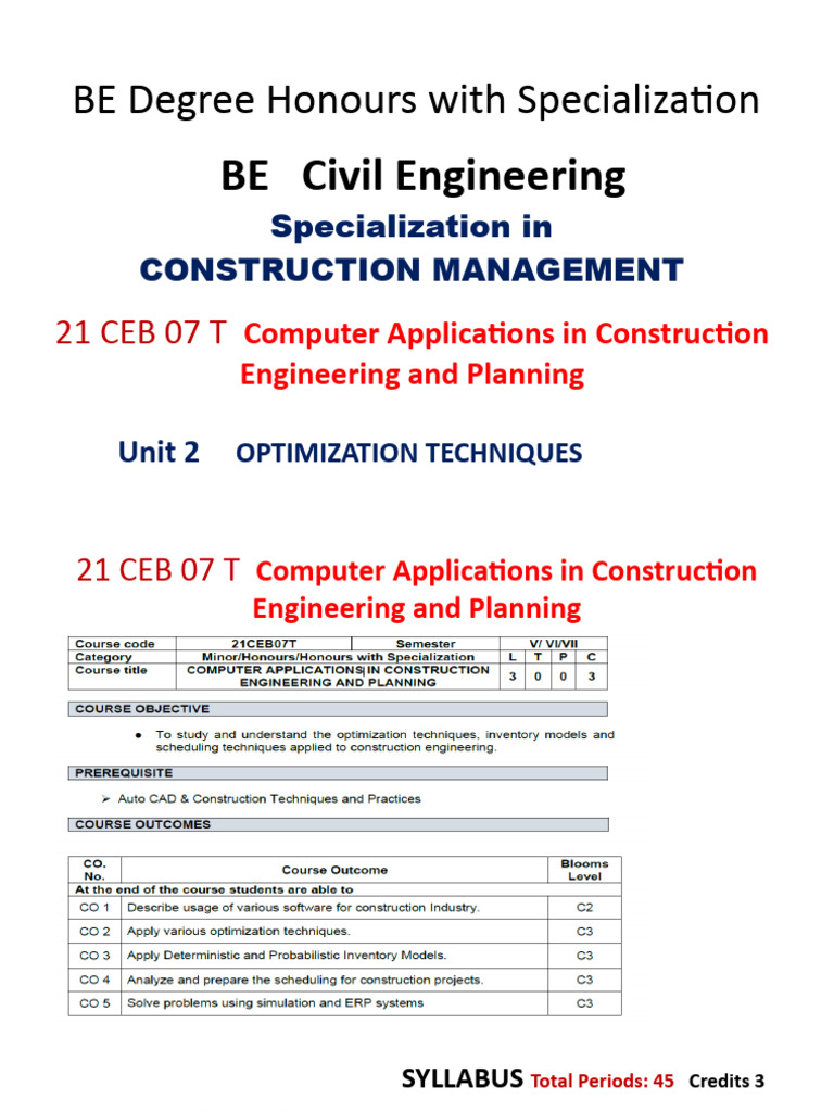 CACEP Unit 2 Assignment Problem | PDF | Mathematical Optimization ...